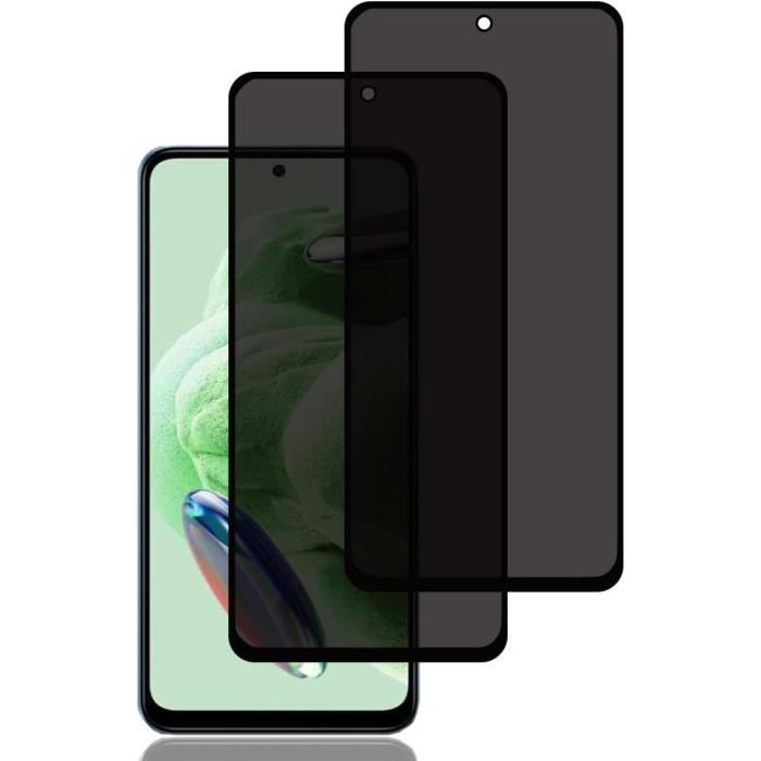 Verre Trempé Anti-Espion Pour Xiaomi Redmi Note 12 4G-5G [2 Pièces ...