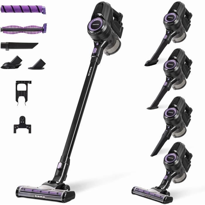 Hs-2900 - Aspirateur À Balai, Portatif, Vertical, 50 Min, Filtre Epa ...