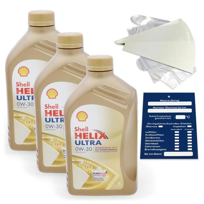 3 Litre Shell Helix Ultra Professional Shell - Cdiscount Auto