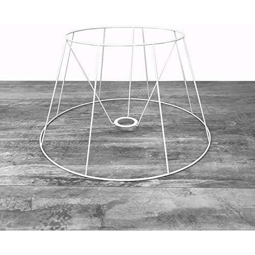 Carcasse Abat-Jour Tambour 40 Cm, Armature Cone 8 Branches En Epoxy ...