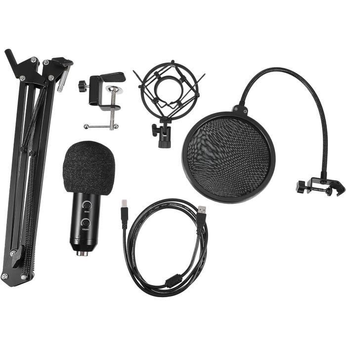 1 Ensemble Ensemble Microphone À Condensateur Ordinateur Microphone ...