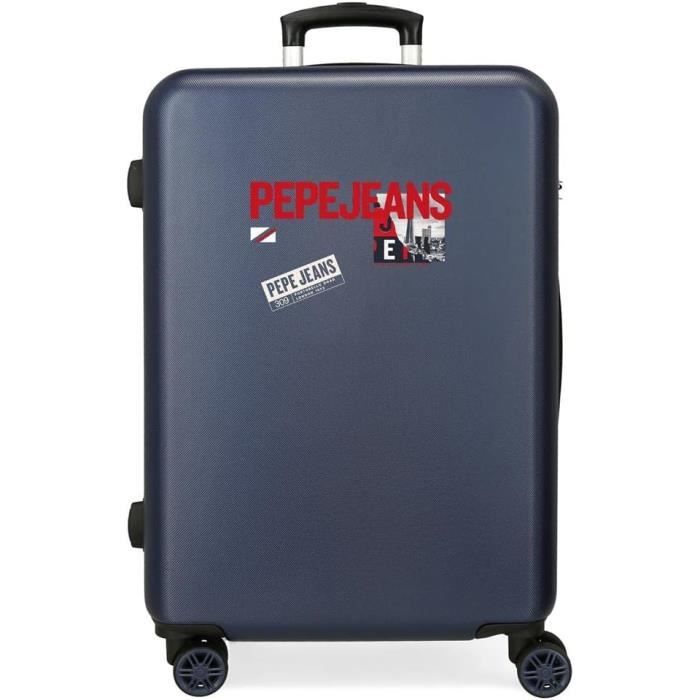 Dikran Valise Moyenne Bleue 46 X 65 X 23 Cm Rigide Abs Fermeture À ...