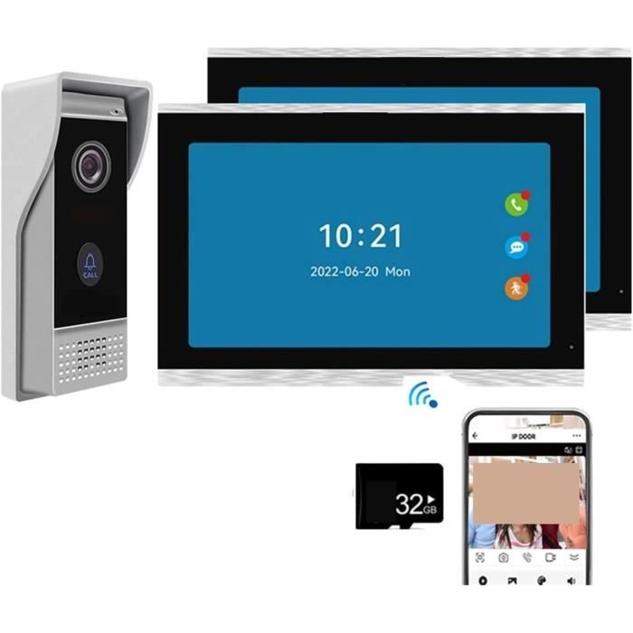 Tuya \ Visiophone Filaire 7-10 Pouces, Interphone Vidéo Wifi, Système ...