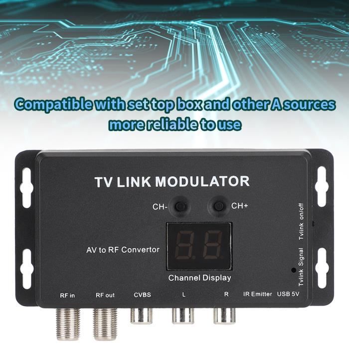 Modulateur IR - VGEBY - TM70 - UHF - PAL en option - Robuste et durable ...