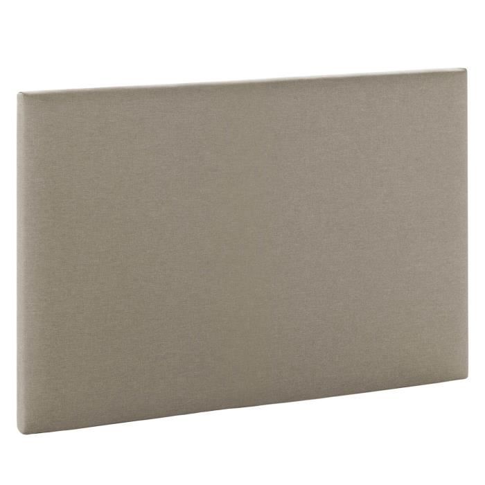 Tête de lit Aura tapissée en tissu Beige 90x60 cm - Cdiscount Maison