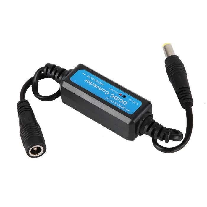 YOSOO Stabilisateur de tension 12V 1.5A Mini DC Convertisseur Transmission Surveillance en Temps ...