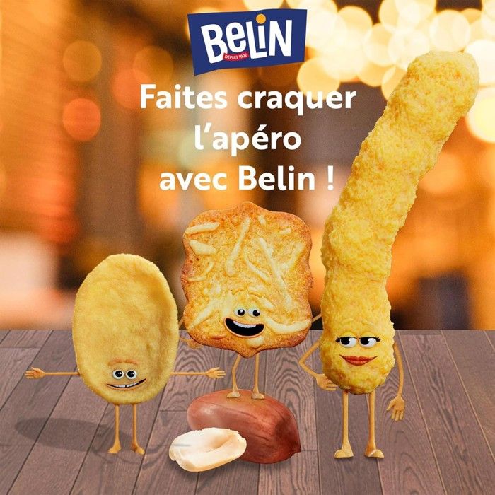 BELIN, Crackers Belin Triangolini Paquet de 110g, A Partager entre Amis ...