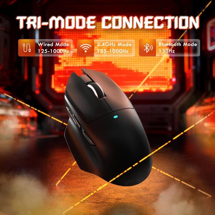 X Attack Shark V6 Souris Gaming Sans Fil Avec Station De Charge ...
