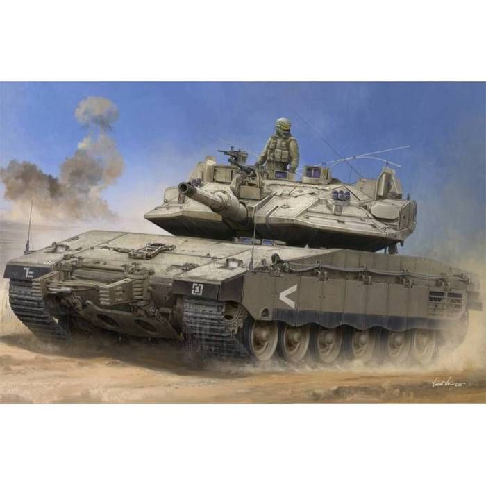 HOBBY BOSS - Maquette Char Idf Merkava Mk Iv W/trophy Hobby Boss 84523 ...