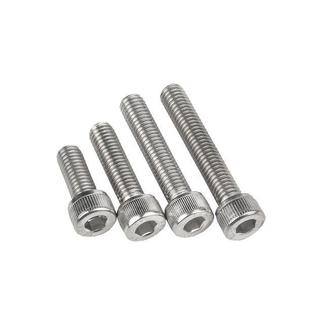 VIS,304 Stainless Steel-M2.5 50PCS-8 mm--Vis à tête creuse Allen en acier inoxydable 304, noir ...