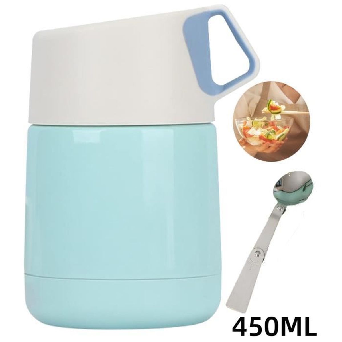 Boîte Alimentaire Isotherme,Gamelle Thermos Repas Chaud Portable,Porte ...