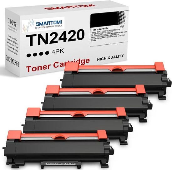 TN2420 Cartouche de Toner Compatible pour Brother DCP-L2530DW MFC ...