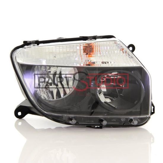 Phare avant droit DACIA DUSTER 04/10 => fond noir 4X4 = 260101891R ...