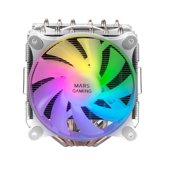 Ventirad processeur - Mars Gaming - MCPU-XT RGB - Blanc - 12 cm ...