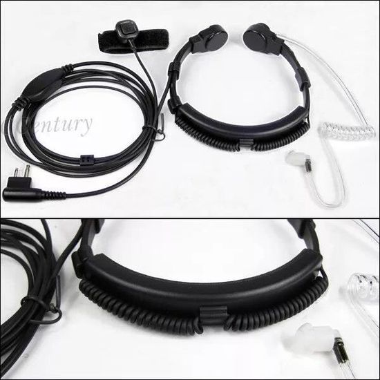 Microphone à gorge - RNCYN - CP040/CP140/CP180 - 2 broches ...