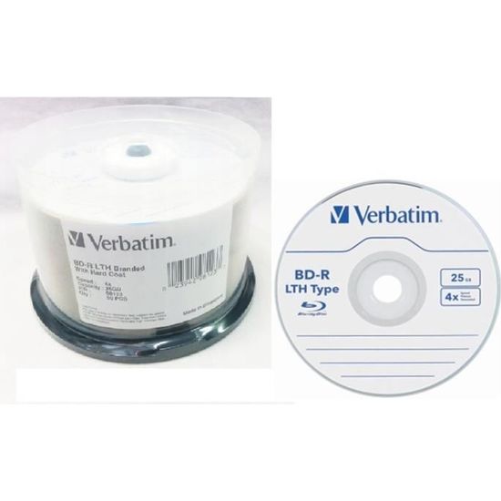 VERBATIM 50 Blu-ray - Cdiscount Informatique