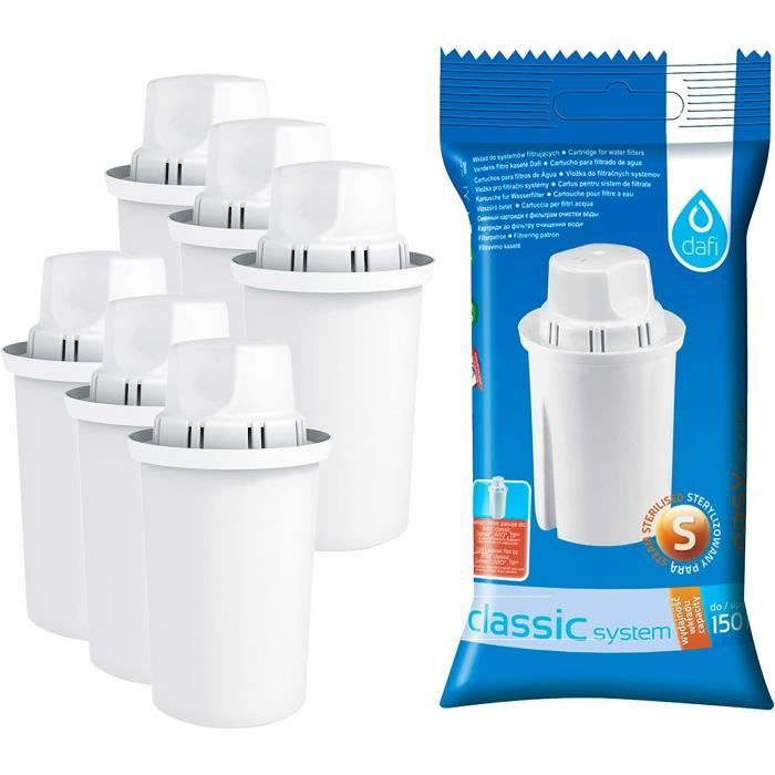 Classic Pack de 6 Cartouches compatibles avec Classic Classic carafes ...