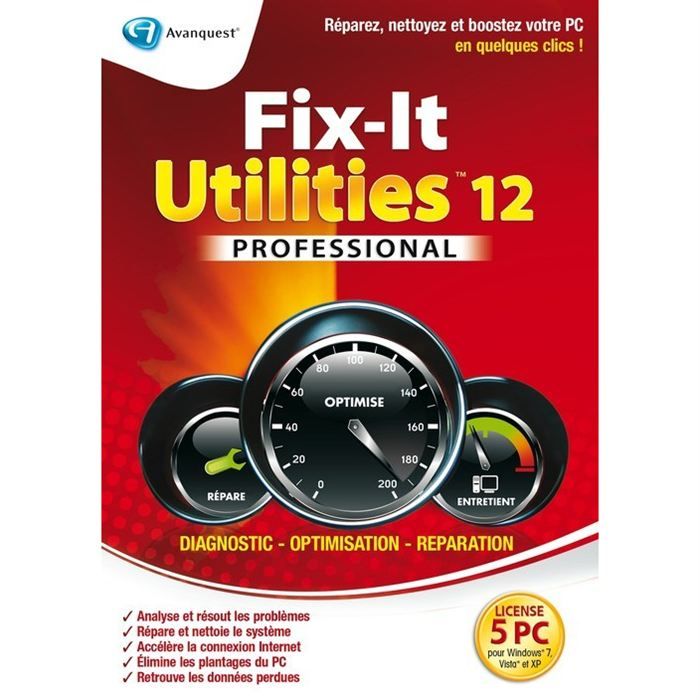 Fix It Utilities 12 Professional - Cdiscount Informatique