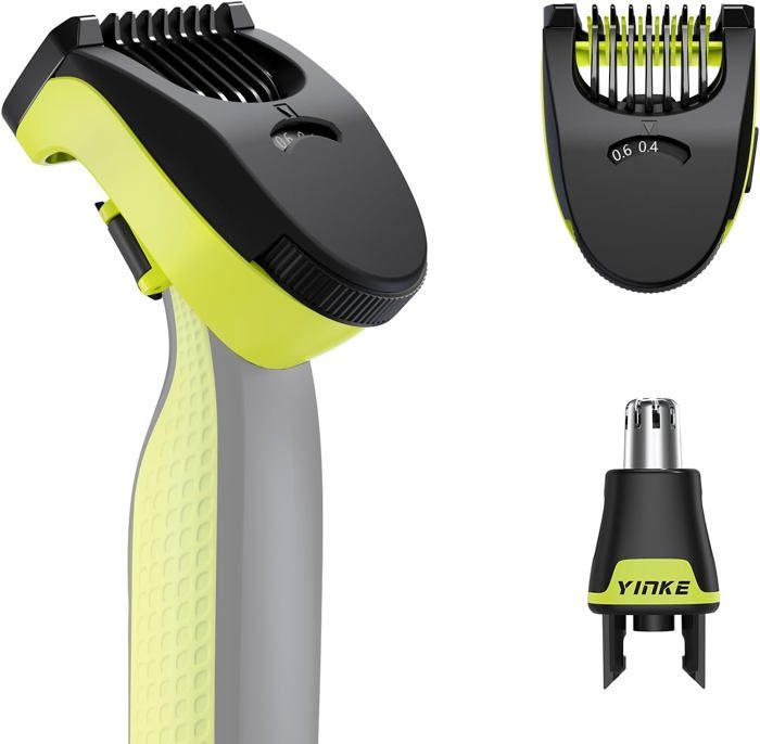 Sabot Réglable et Lame de Rechange Nez Compatible avec QP2520 QP2530 QP2620 QP2630 Rasoir Lames ...