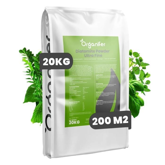 Engrais - Organifer - Diatomée Terre - 100% Pure Poudre - Ultra Fine ...