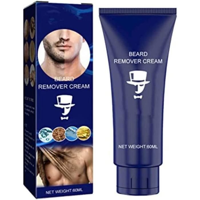 Crème épilatoire permanente pour homme - Pâte épilatoire pour visage et ...