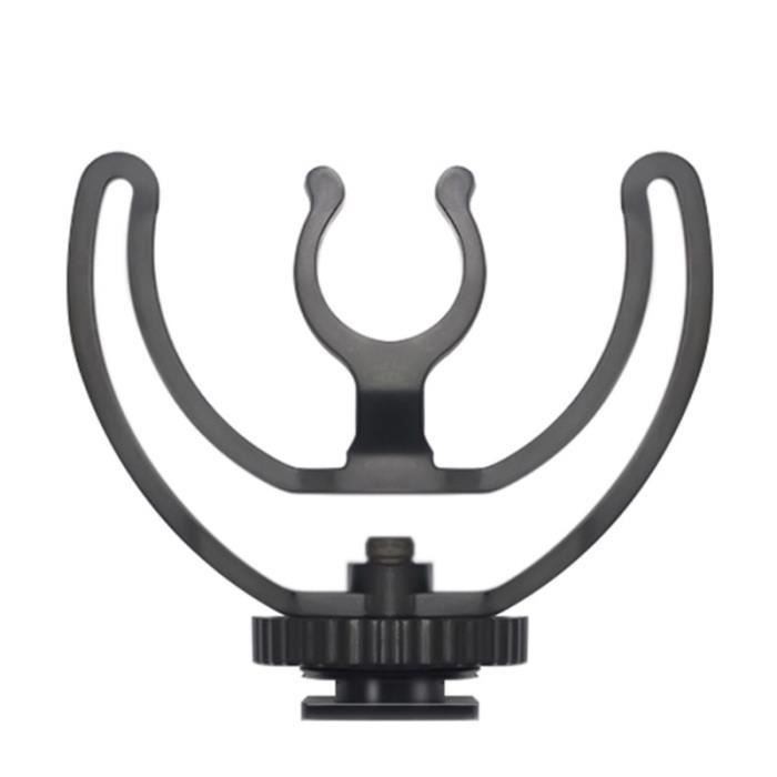 Noir-Nouvelle caméra avec support ryote Lyre pour Microphone vidéo ...