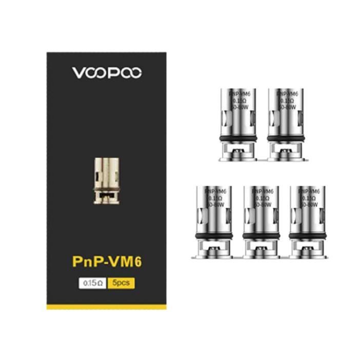 VOOPOO - 10x Résistances PnP VM6 0.15ohm 60-80w - Cdiscount Au quotidien