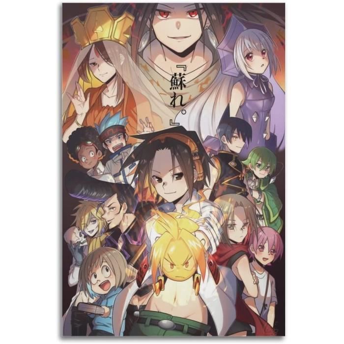 Sati Saigan Poster Du Film Shaman King Film Art Vintage Décoration De ...