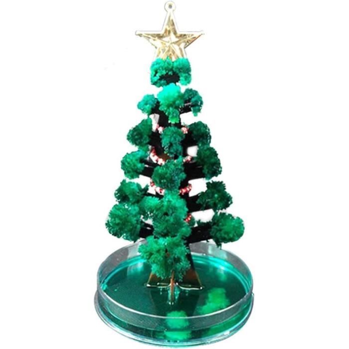 Sapin De Noël, Incroyable Magique Crystal-Culture Des Arbres Mystique ...