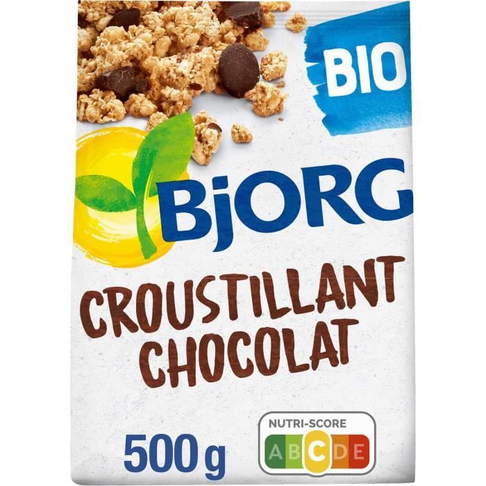 LOT DE 2 - BJORG - Céréales Croustillant Chocolat Bio - Mueslis et ...