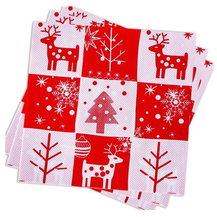 Serviette De Nol En Papier