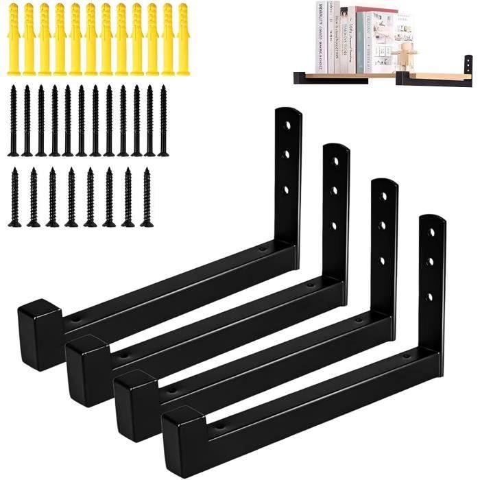 4 Pièces Équerre Étagère Murale,Equerre Charge Lourde, Équerre de ...