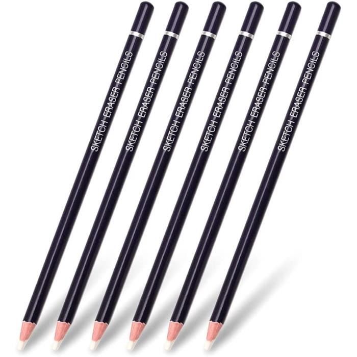 WEYE-6 pièces Artiste Gomme Crayons Croquis Crayon Gomme Dessin Stylo ...