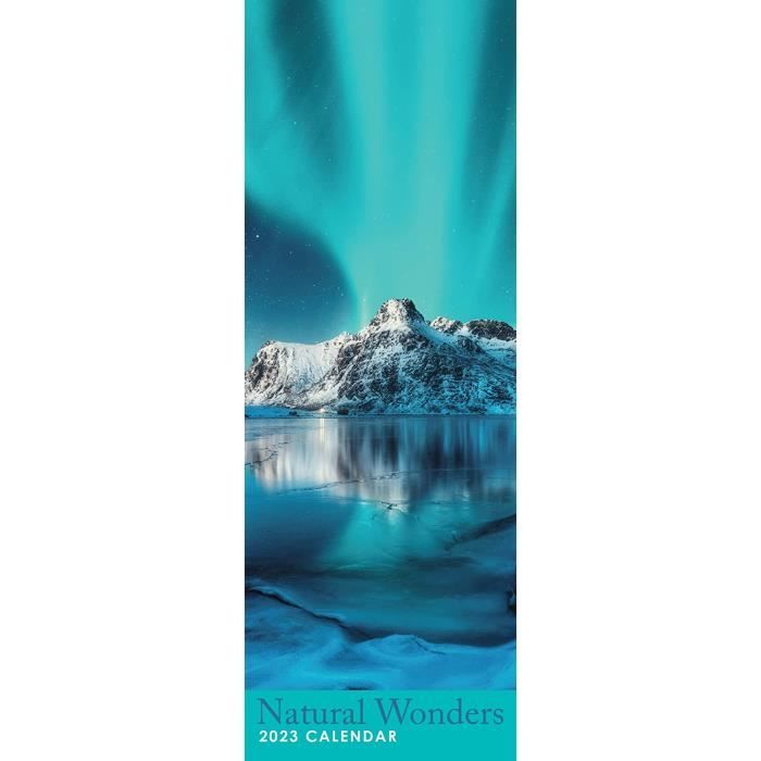 Calendrier mural fin 2023 Natural Wonders - Sans plastique ...