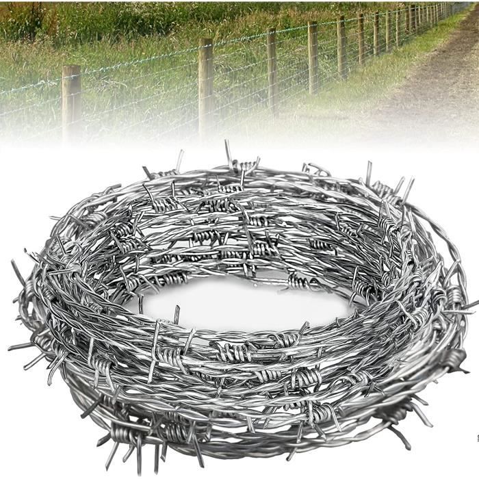 Fil de fer barbelé pour la maison, clôtures décoratives en fil de fer ...