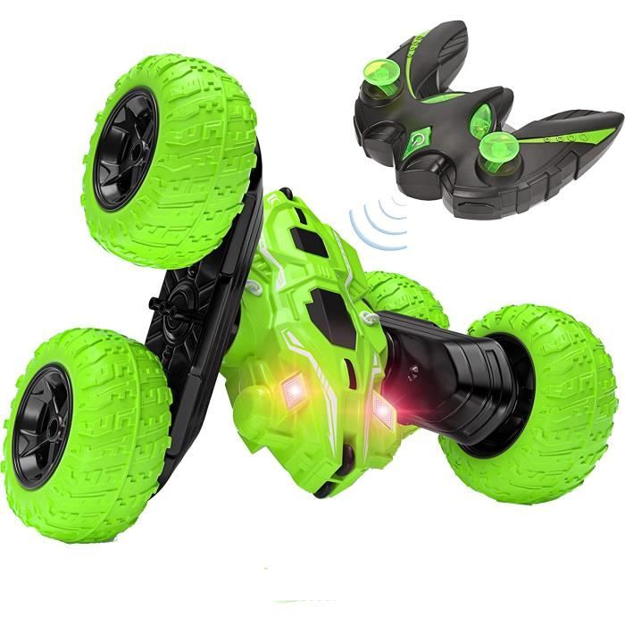 Voiture télécommandée Tout Terrain 4WD Crawler RC Stunt Car 360 ° Rotation Offroad RC Véhicule 2 ...