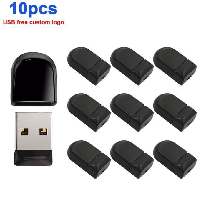 Clé USB,Mini clé usb en métal étanche,10 pièces-lot,lecteur flash ...