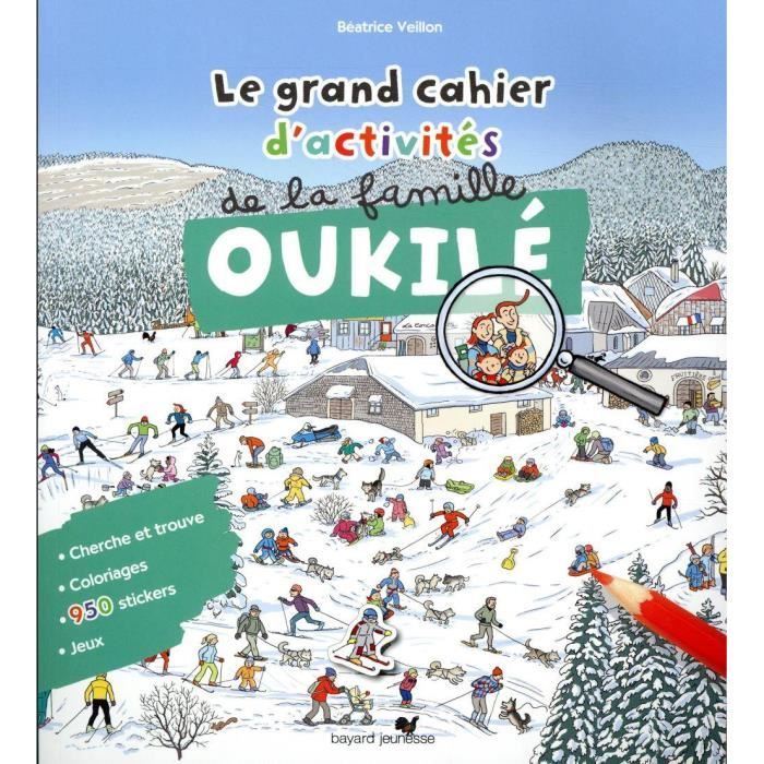 Livre - le grand cahier d'activités de la famille Oukilé ; hiver ...