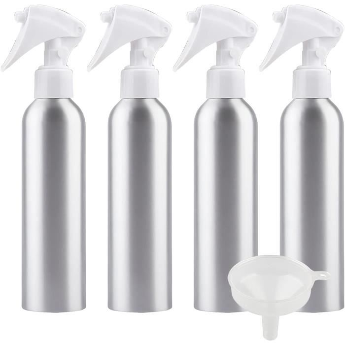 4 Pièces Flacon Spray Vide 250Ml Avec Vaporisateur Brumisateur Blanc ...