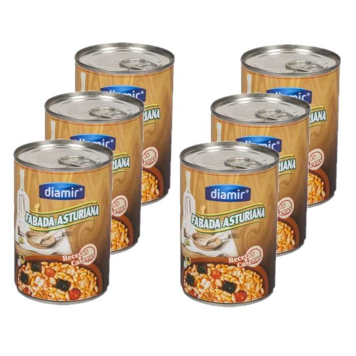 Diamir - Lot 6x Haricots à l'asturienne - Boîte 420g - Cdiscount Au ...