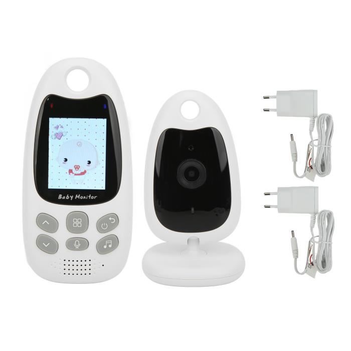 LON® Moniteur bébé 2 pouces avec caméra écran LCD sans fil 2 voies ...