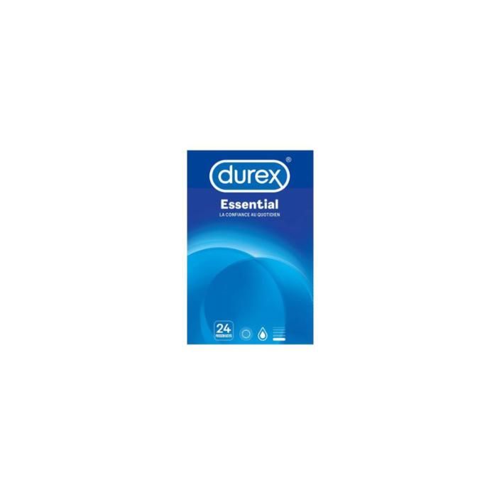 Durex preservatif essential boite de 24 - Cdiscount Au quotidien