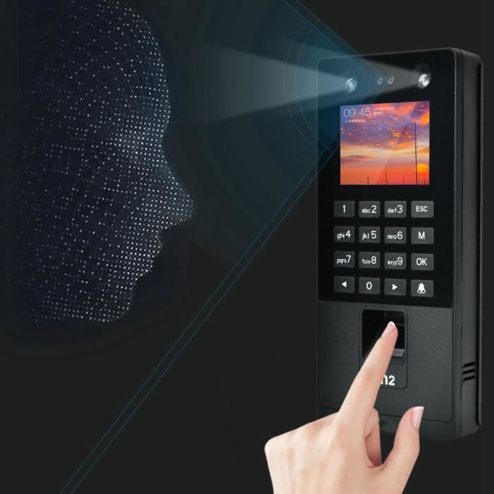 EJ.life Fingerprint Access Control 2.8in TFT Face Fingerprint Time ...