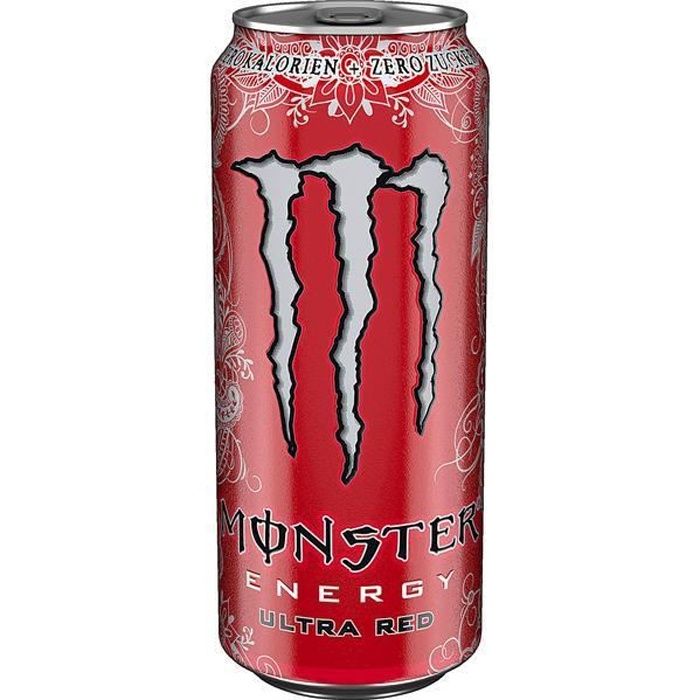Monster Ultra Red Zero Energy Drink 12 x 0,5l - Cdiscount Au quotidien