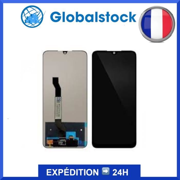 Ecran LCD + Vitre tactile pour Xiaomi Redmi Note 8T - GLOBALSTOCK - Noir - 5,5 po - Verre trempé ...