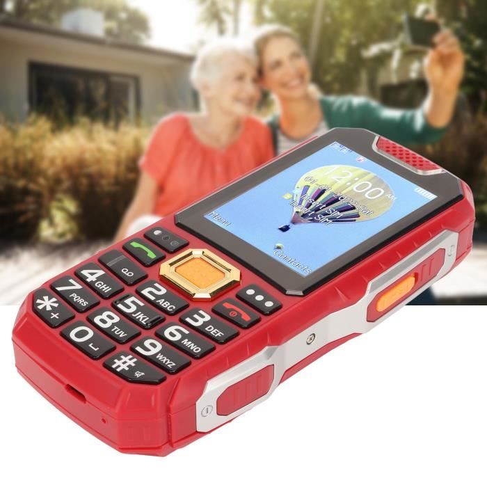 HURRISE Téléphone portable senior 2G 2G Senior Cellphone 2.8in HD ...