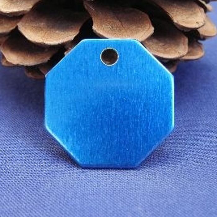 Médaille Animaux "Octogone" Bleu Bleu - Achat / Vente pendentif vendu ...