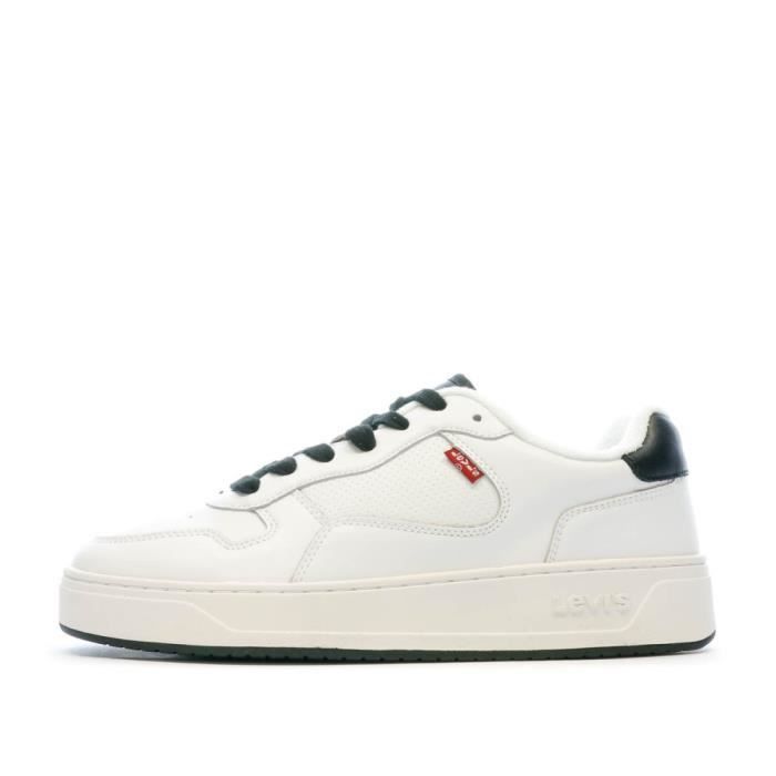 Baskets Blanches Homme Levi's Glide Blanc - Cdiscount Chaussures
