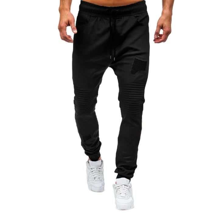 Pantalon de jogging classique avec cordon de serrage pour hommes Poches ...