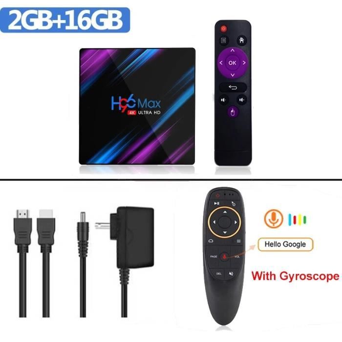 Boîtier Smart TV - RNCYN - H96 MAX RK3318 - Android 11 - 4K HD - WiFi 2 ...